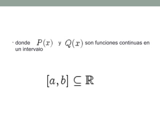 Ecuación diferencial de bernoulli | PPS