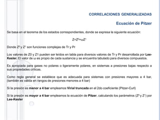 Ecuaciones de estado CORRELACION PITZER.pptx