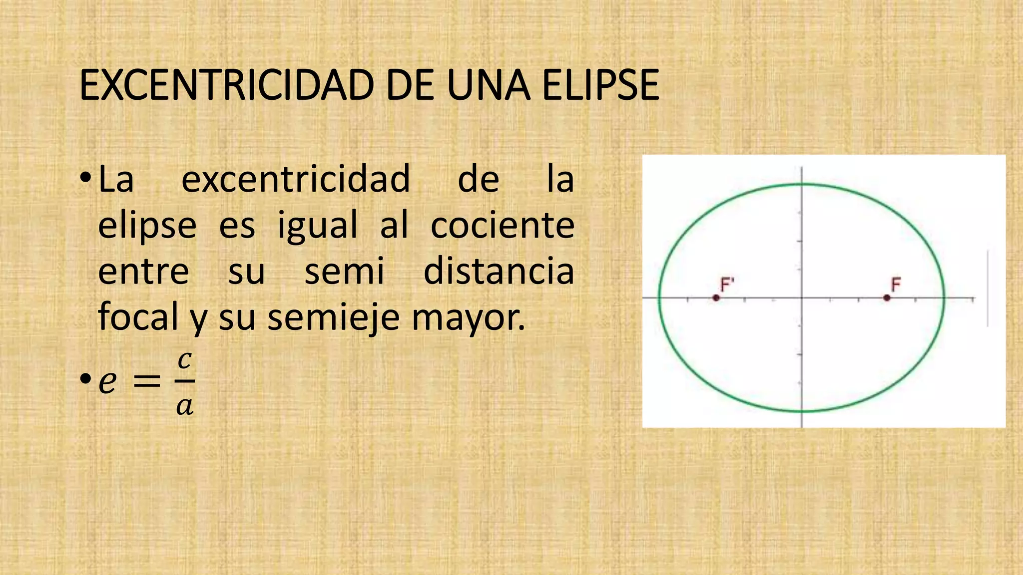 Ecuaciones de la_elipse_1 | PPTX