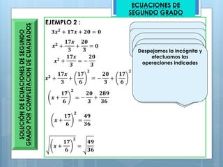 Ecuaciones de segundo grado | PDF