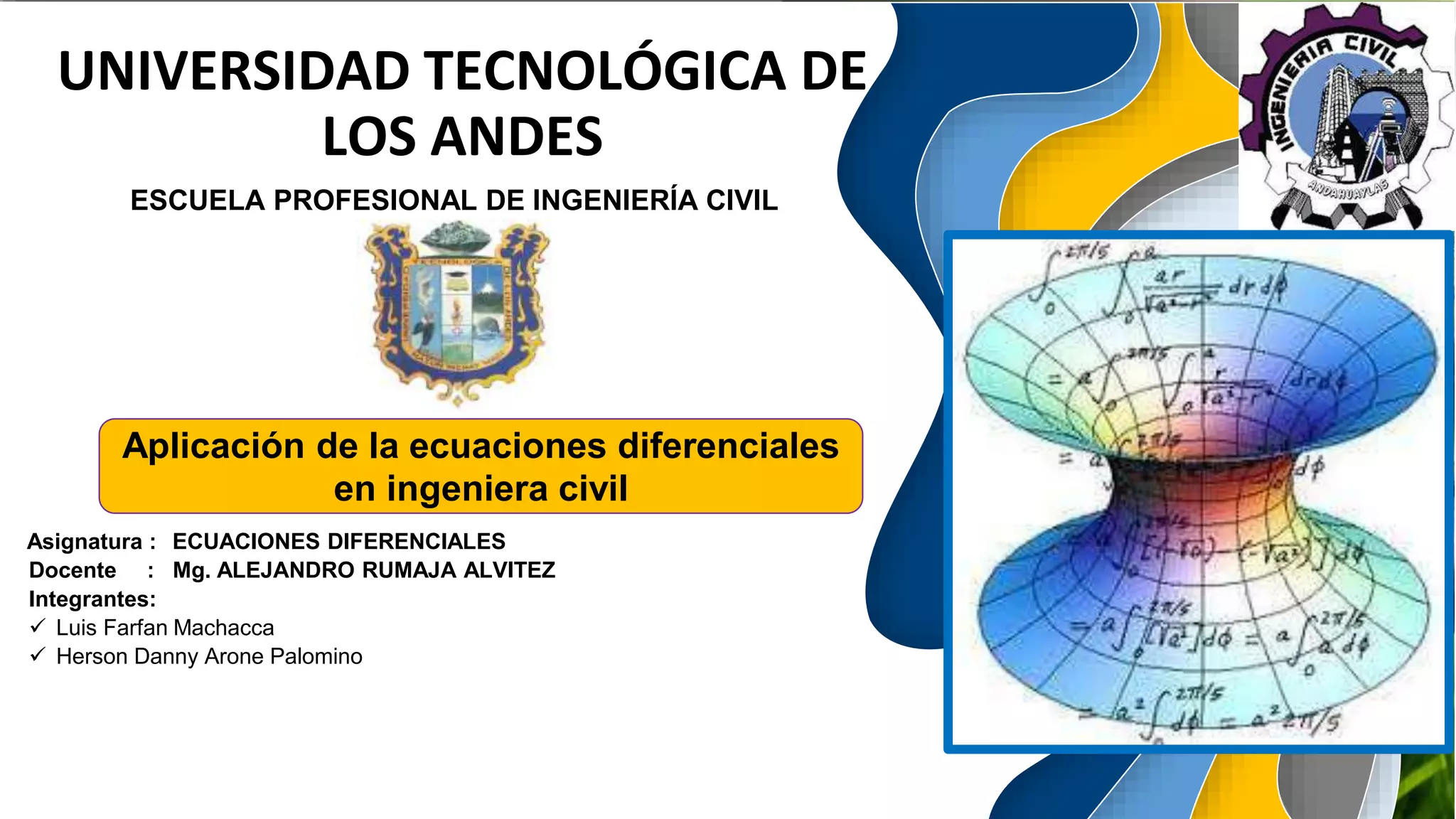 Ecuaciones diferenciales | PPTX