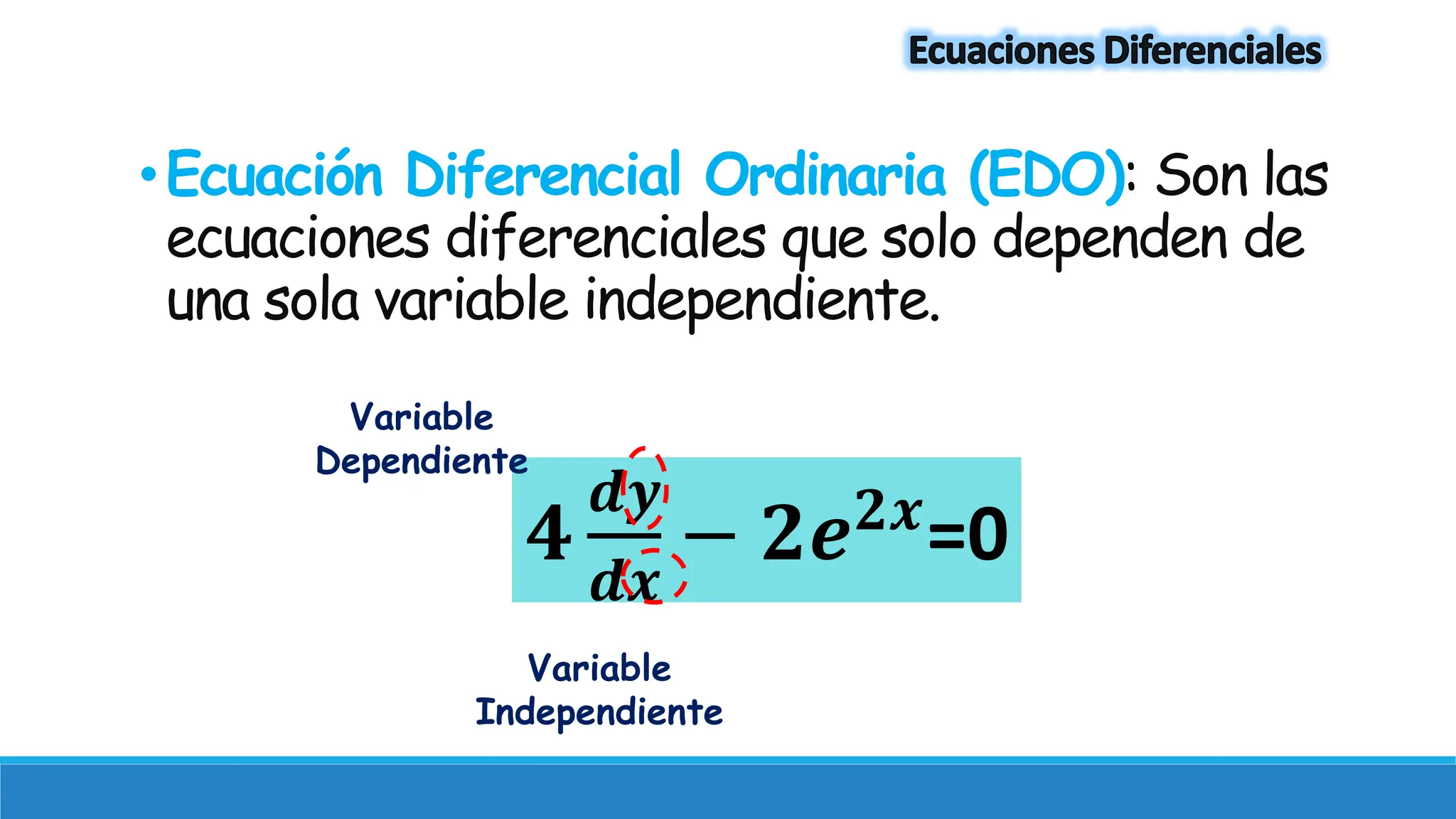 CONCEPTOS BÁSICOS EN ECUACIONES DIFERENCIALES | PDF
