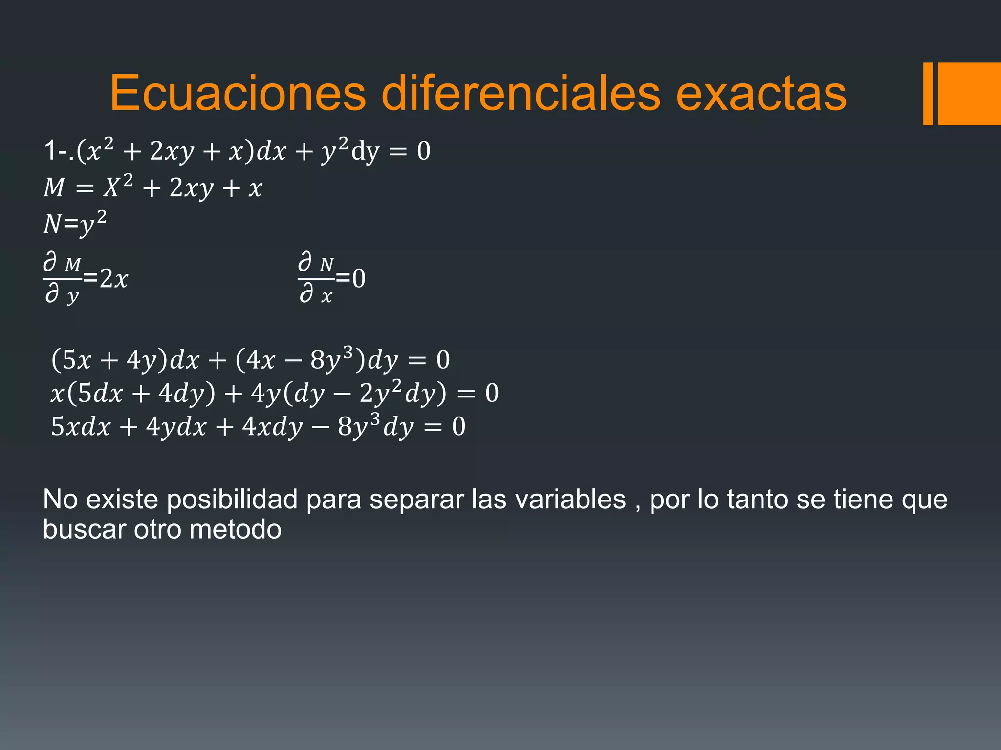 Ecuaciones diferenciales matematicas avanzadas | PPT