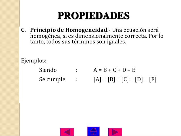 Ecuaciones dimensionales