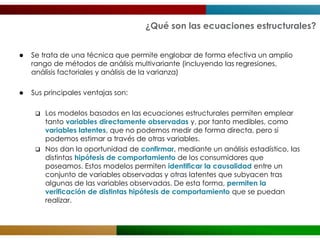 Ecuaciones Estructurales | PPTX