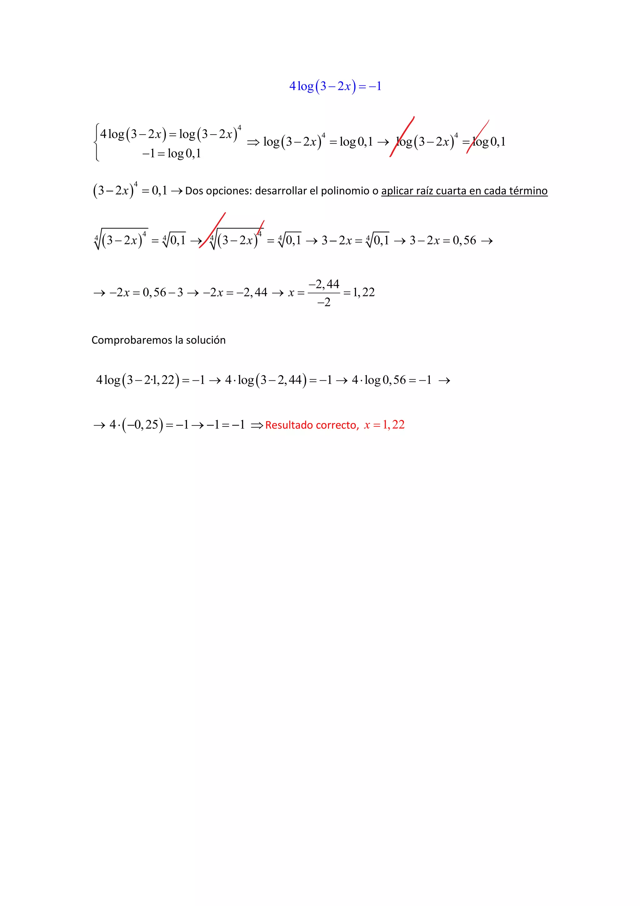 Ecuaciones logaritmicas | PDF | Physics | Science