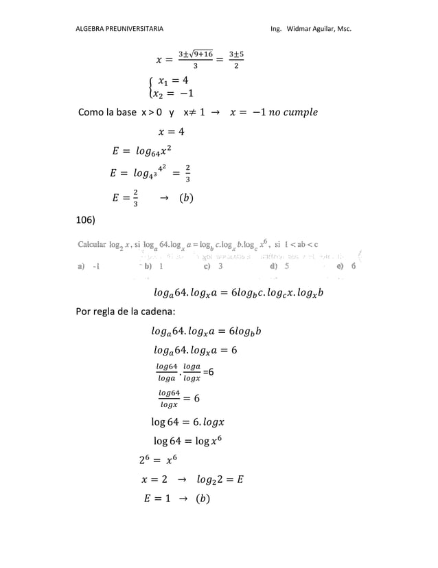 Ecuaciones logaritmicas | PDF