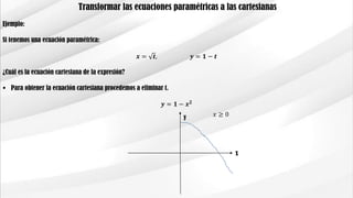 ECUACIONES PARAMETRICAS NESLYMAR MARTINEZ 28546182 | PPT