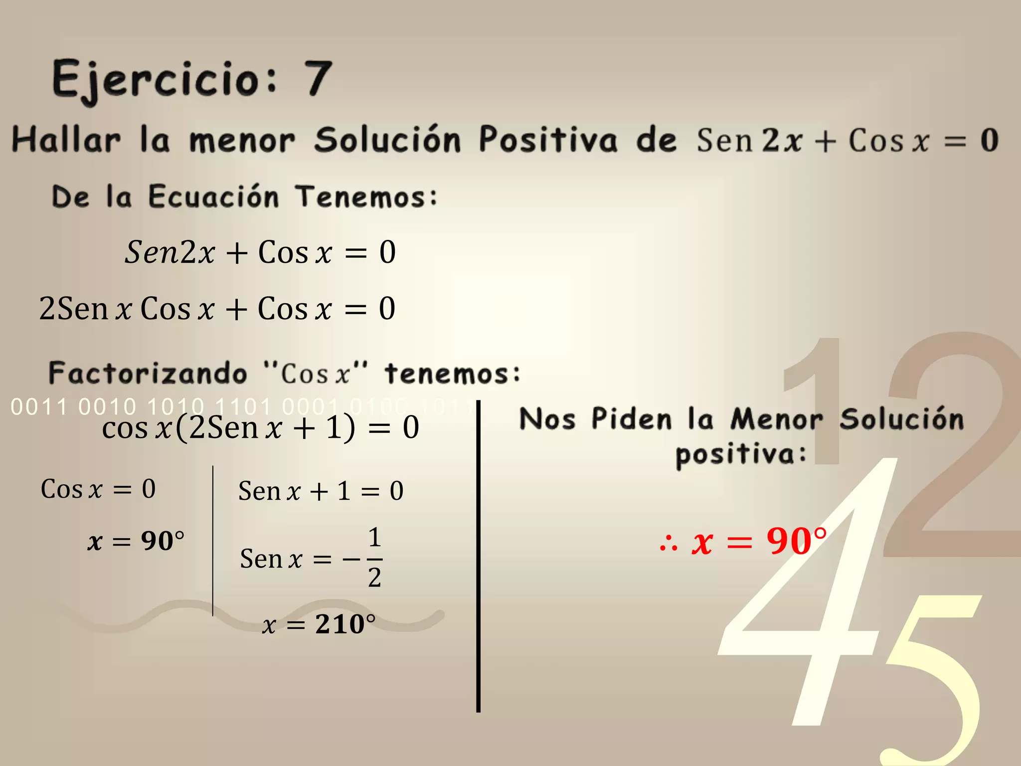 Ecuaciones trigonometricas | PPTX