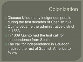 Ecuador History and Culture | PPTX