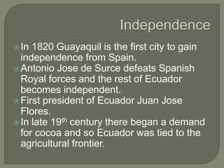 Ecuador History and Culture | PPTX