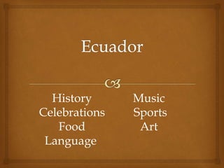Ecuador | PPTX