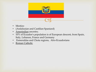 Ecuador | PPT