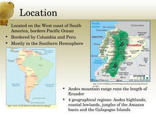 Ecuador - The Basics | PPT