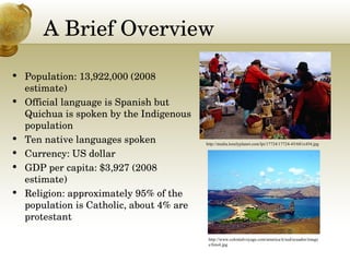 Ecuador - A Few Basics | PPT