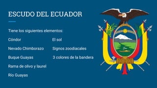Ecuador- símbolos patrios | PPTX
