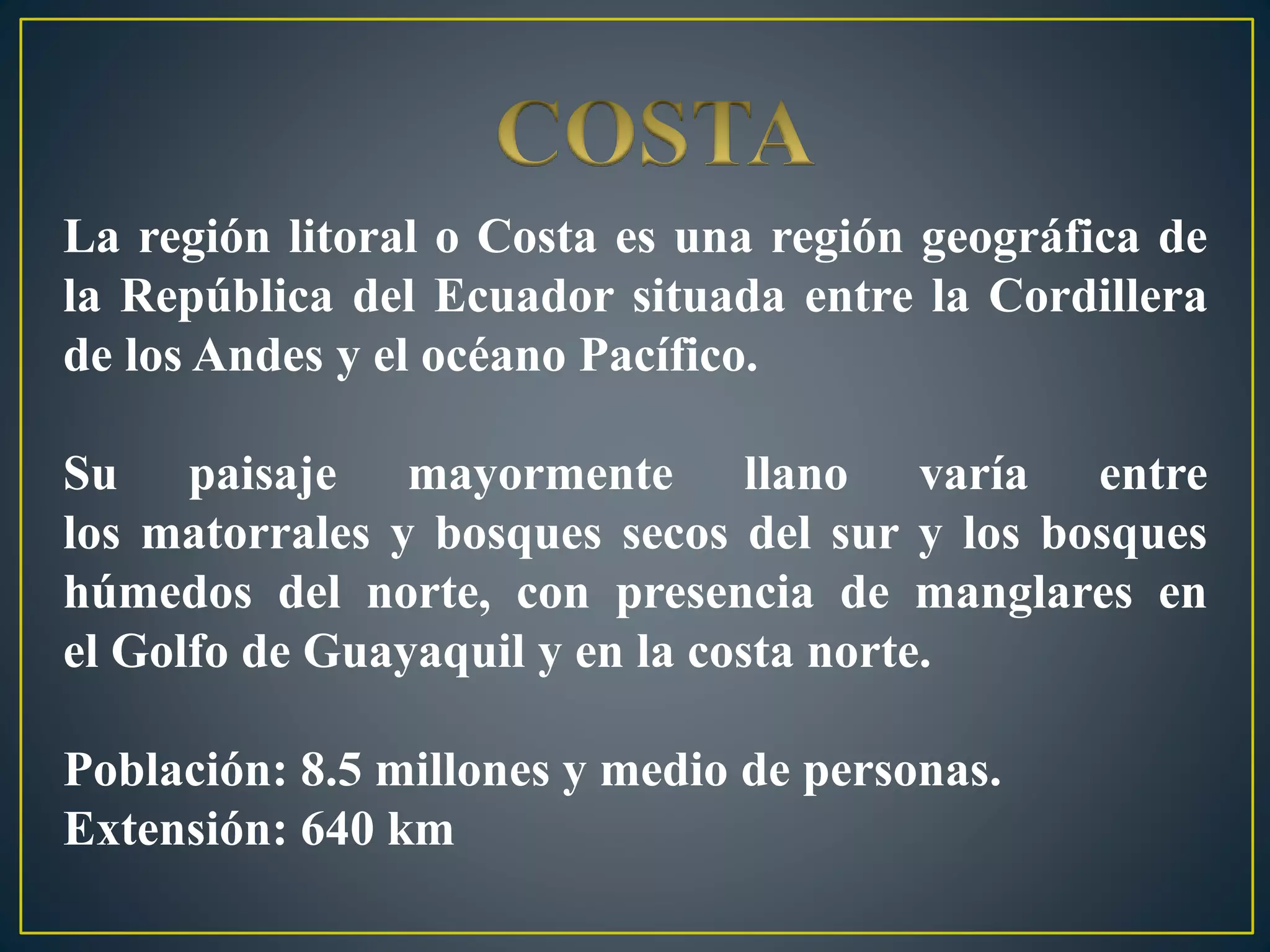 Ecuador y sus regiones | PPT