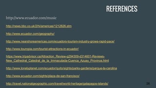 Ecuador oral presentation | PPTX