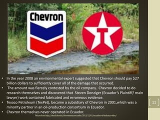 Chevron vs Ecuador | PPTX