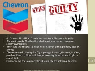 Chevron vs Ecuador | PPTX