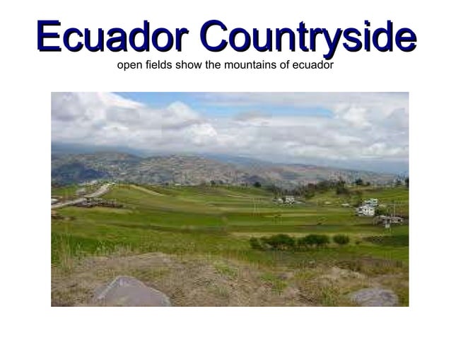 Ecuador ppt | PPT