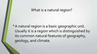 Ecuador’s natural regions biodiversity | PPTX