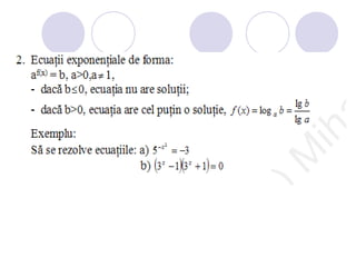Ecuaţii exponenţiale | PPT
