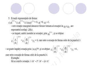Ecuaţii exponenţiale | PPT