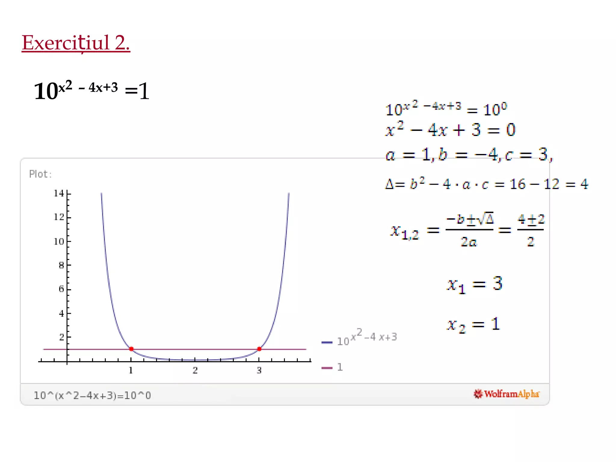 Ecuatii exponentiale | PPT