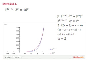 Ecuatii exponentiale | PPT