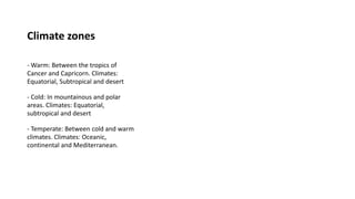 Ecuatorial climate | PPTX | Geography | Science