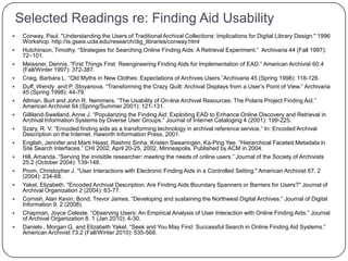 Online Finding Aids | PPT