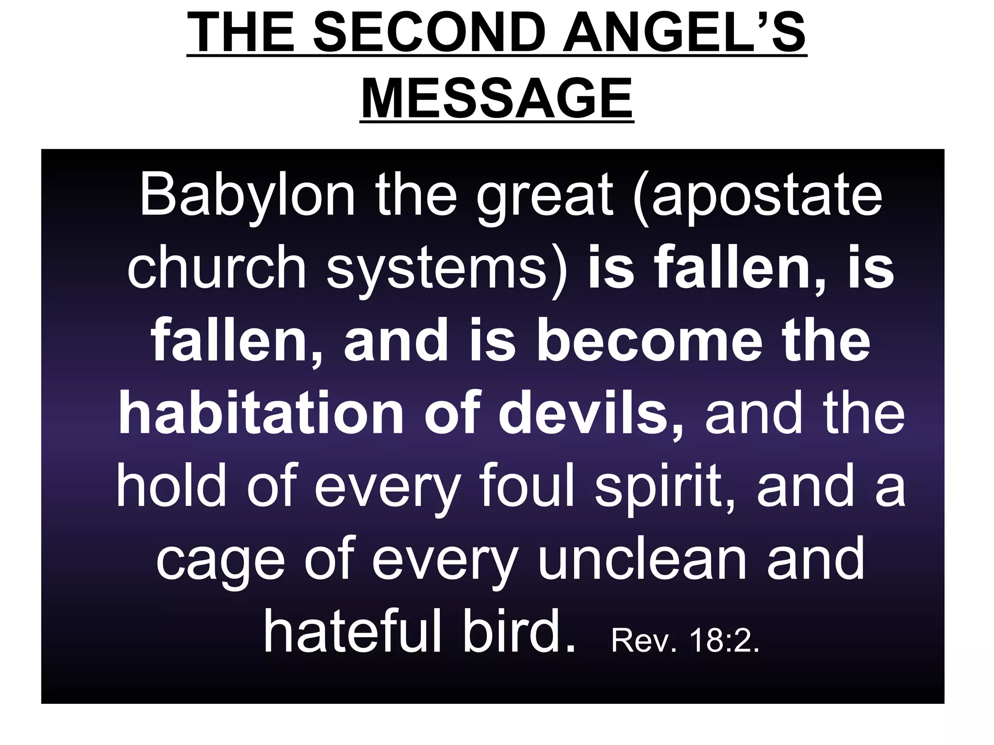 The Ecumenism in SDA Church | PPT