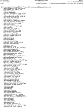 Ecu pinouts+bdm connections+immo info list | PDF