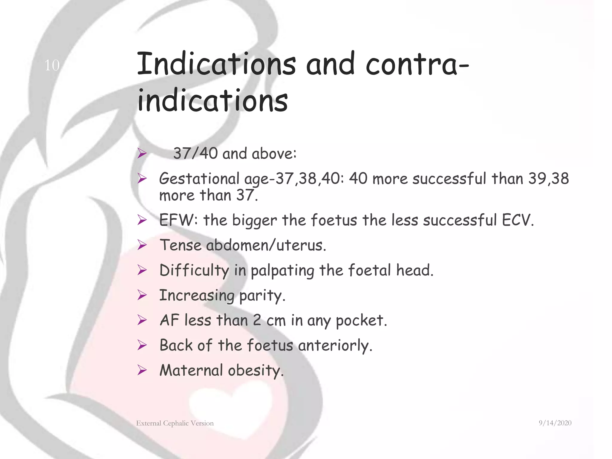 Ecv- External Cephalic Version- Define, Risk, procedure, step, benefits ...