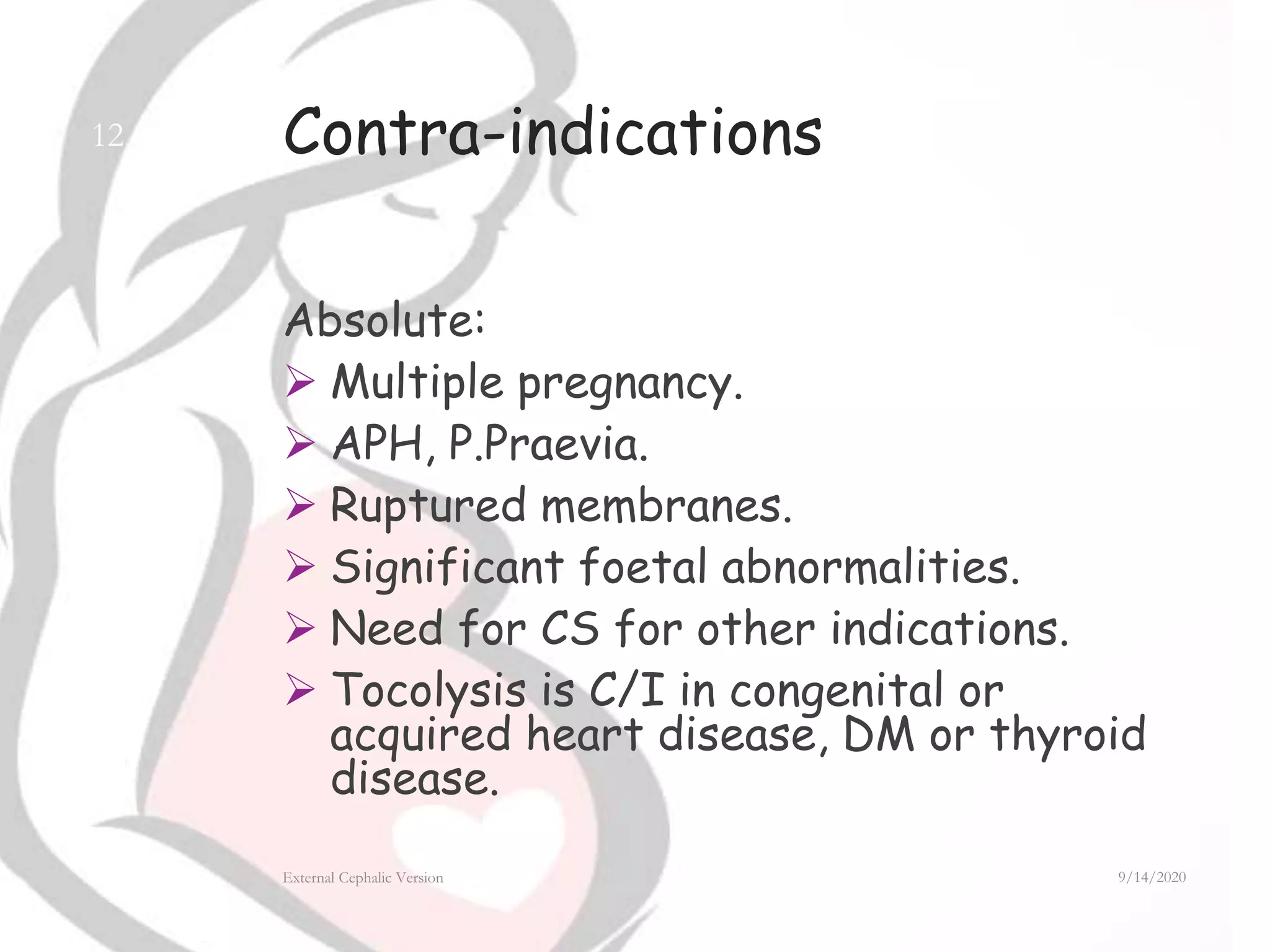 Ecv- External Cephalic Version- Define, Risk, procedure, step, benefits ...