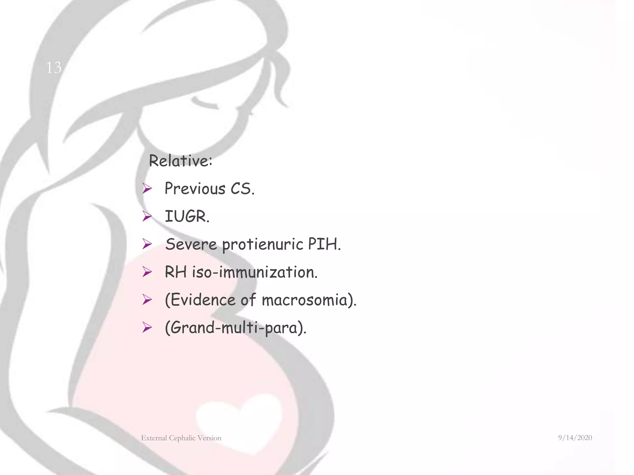 Ecv- External Cephalic Version- Define, Risk, procedure, step, benefits ...