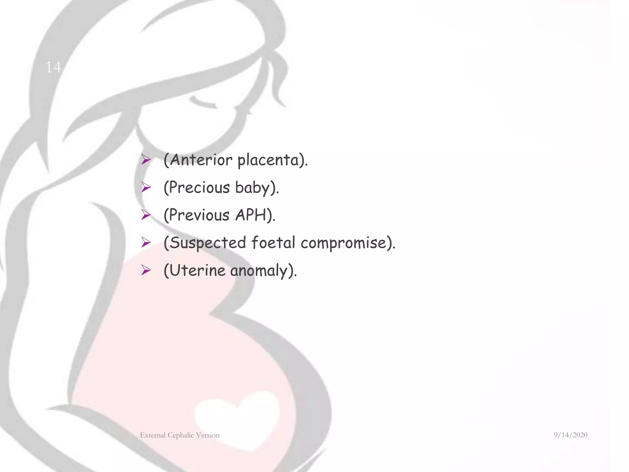 Ecv- External Cephalic Version- Define, Risk, procedure, step, benefits ...
