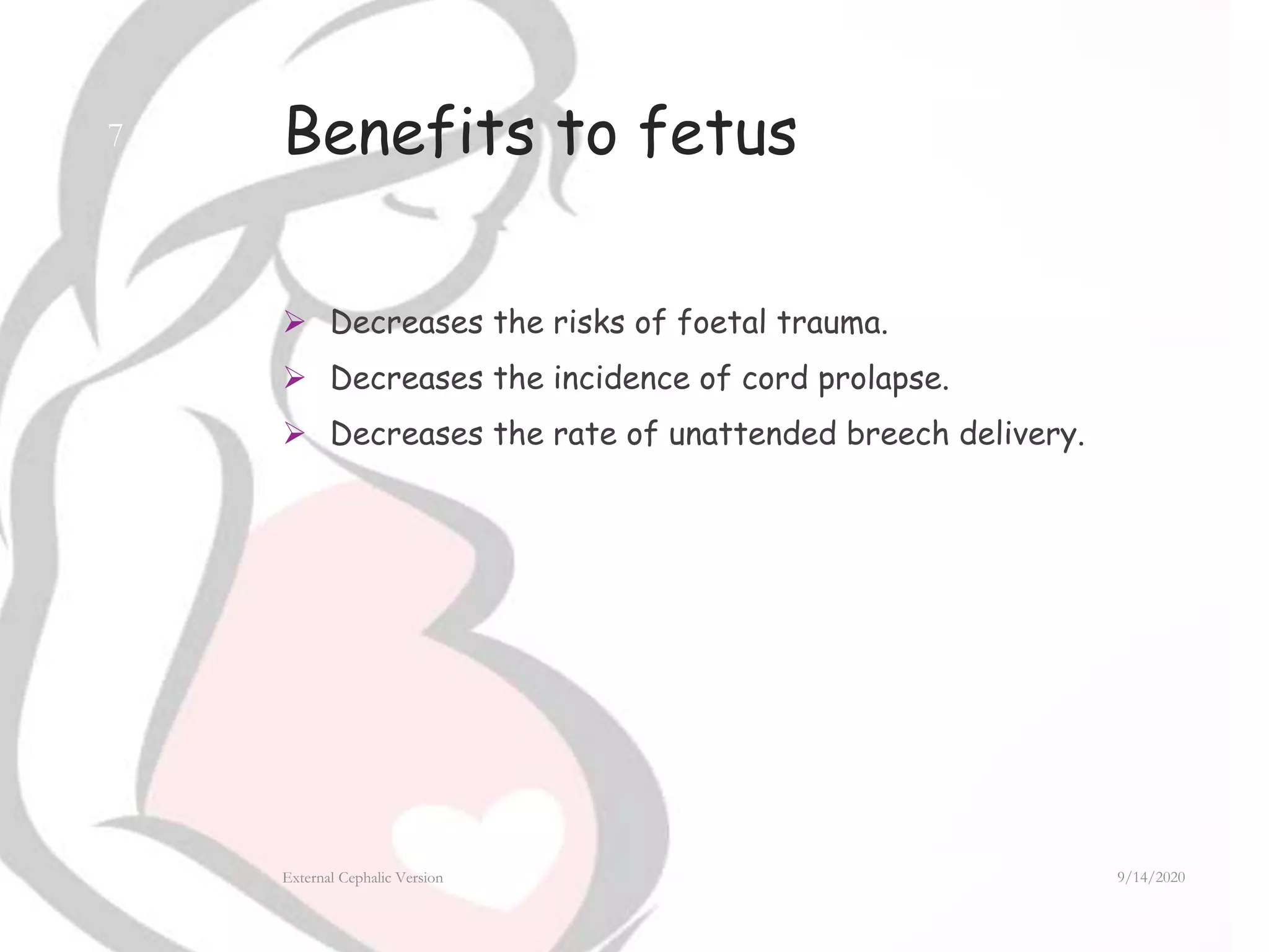 Ecv- External Cephalic Version- Define, Risk, procedure, step, benefits ...
