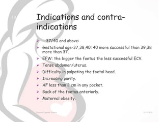 Ecv- External Cephalic Version- Define, Risk, procedure, step, benefits ...