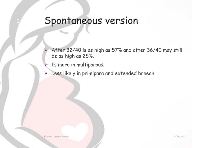 Ecv- External Cephalic Version- Define, Risk, procedure, step, benefits ...