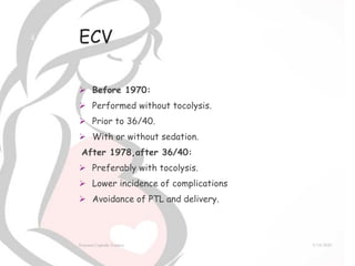 Ecv- External Cephalic Version- Define, Risk, procedure, step, benefits ...
