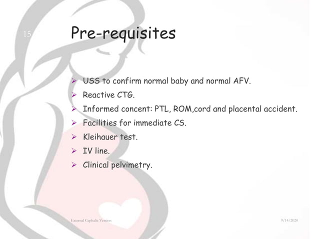 Ecv- External Cephalic Version- Define, Risk, procedure, step, benefits ...