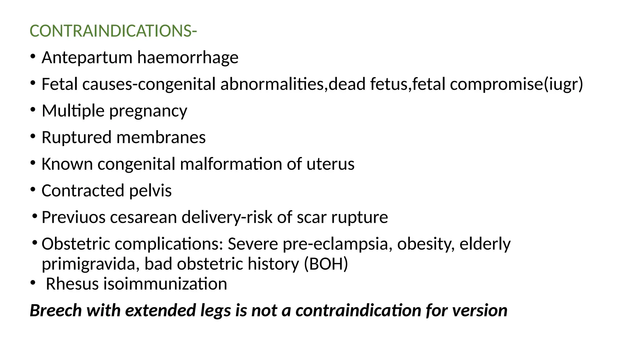 External Cephalic Version - ( ECV) .pptx