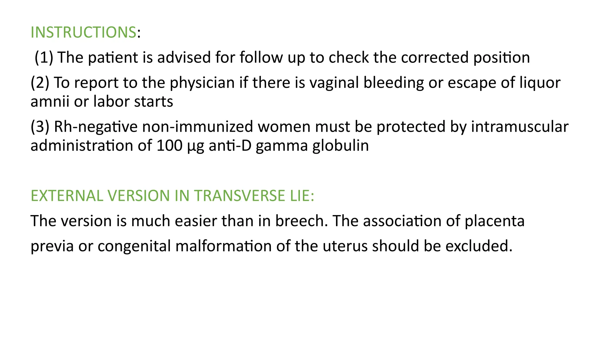 External Cephalic Version. ( ECV ).pptx