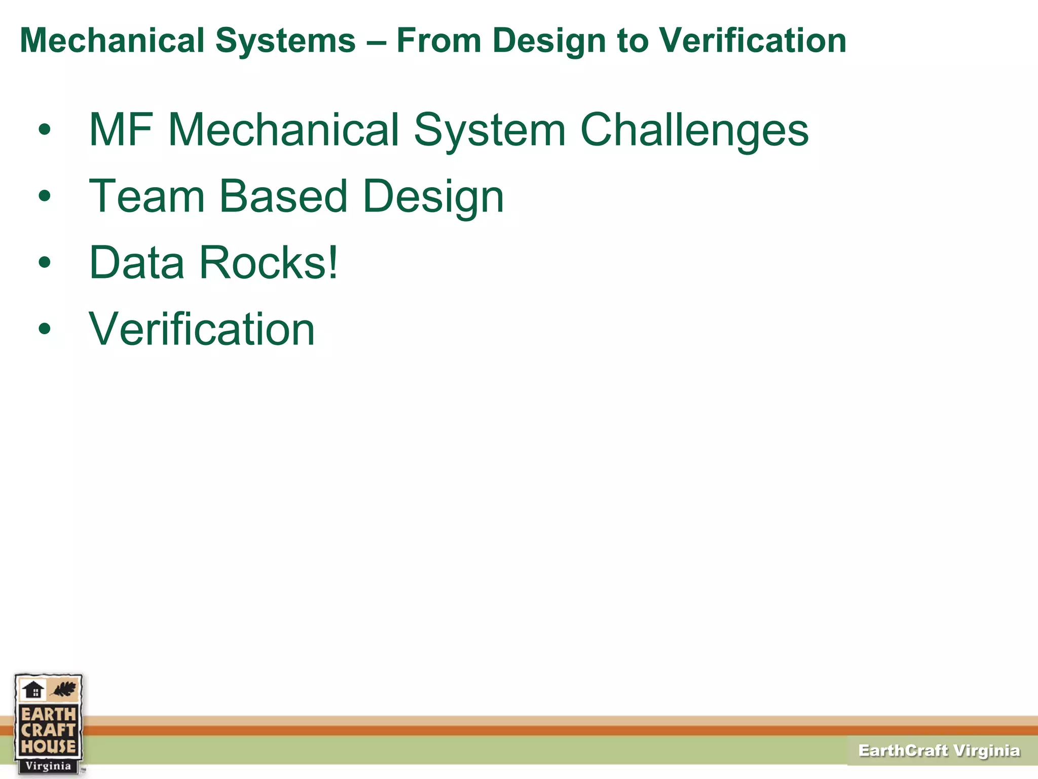 Mechanical Systems - From Design to Verification 12-11-13 | PPT
