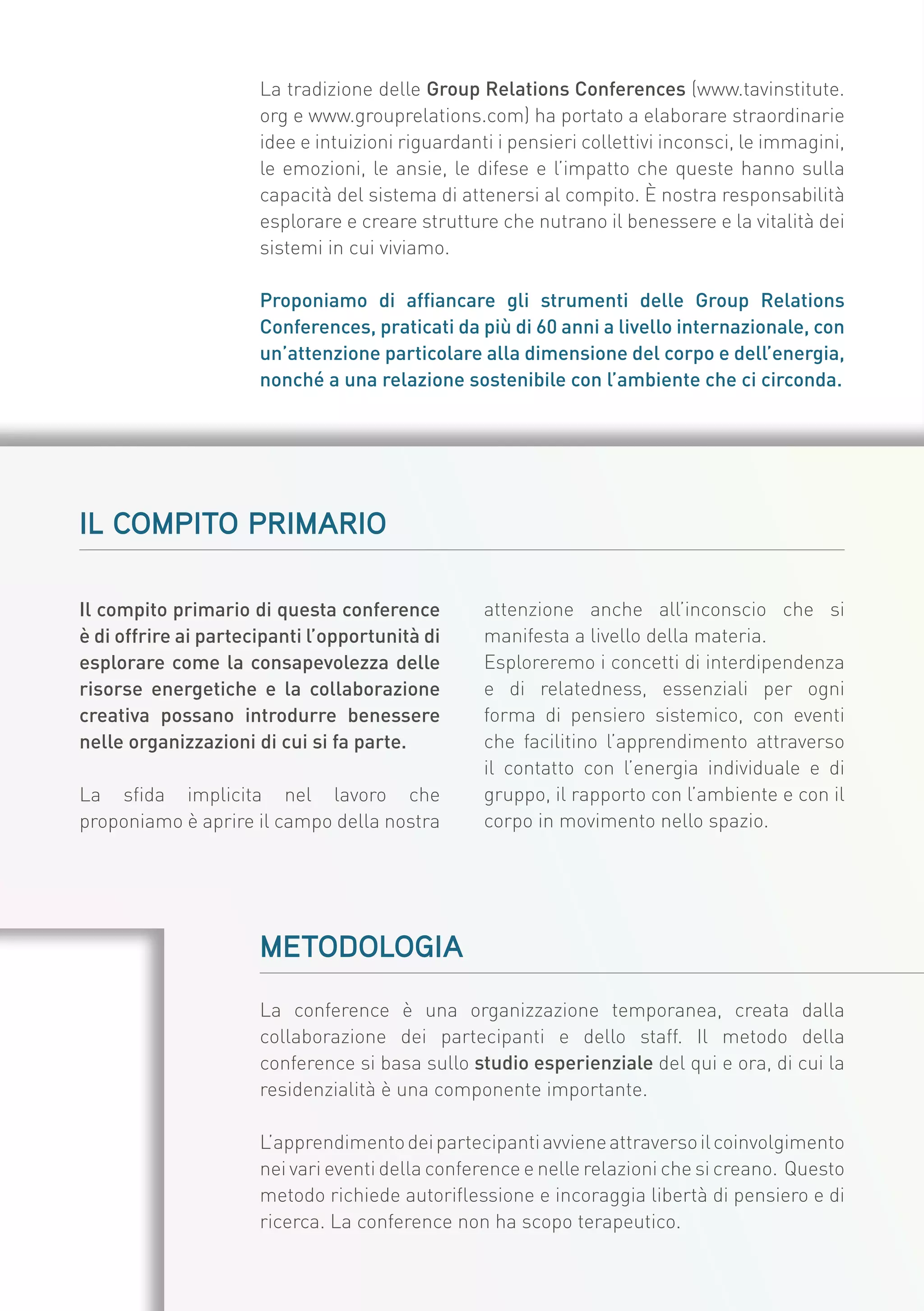 Ecw2016 leaflet ita Identità e cultura delle Group Relations ...