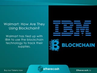 Walmart Developing Blockchain Technology for Food Safety | PPT