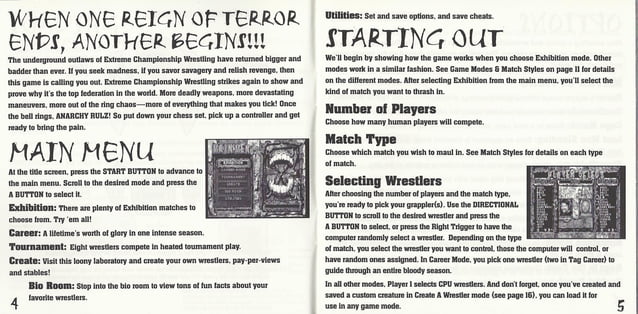 Ecw anarchy rules manual dreamcast ntsc | PDF