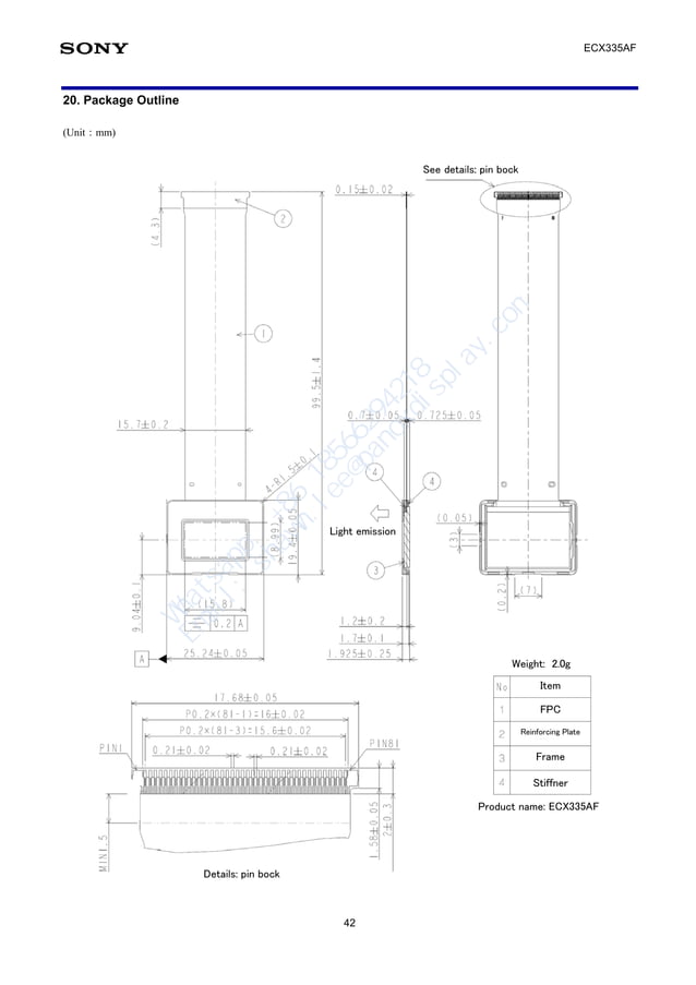 Sony 0.71 inch AMOLED 1920x1080 OLED Display HD-MI Board Available USB Driver Board | PDF ...